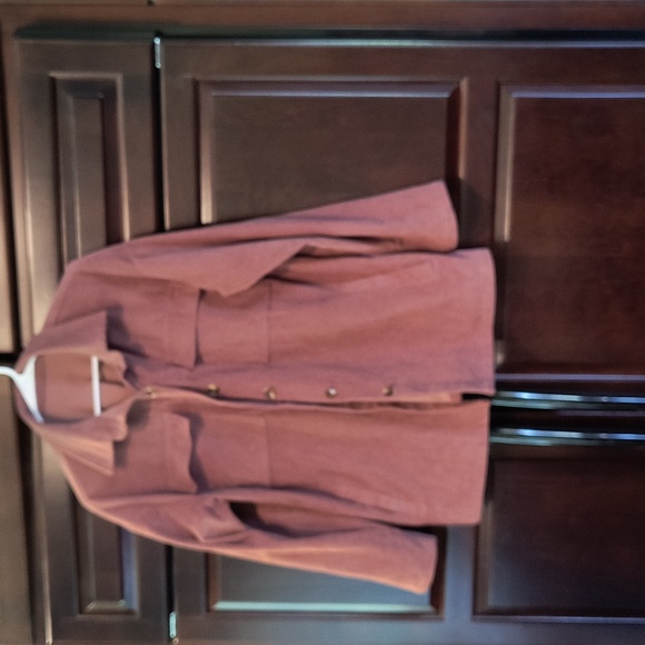 Jackets & Coats | Dusty Rosecolored Corduroy Shacket L | Poshmark